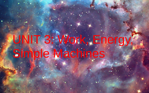 UNIT 3: Work, Energy, Simple Machines by Alejandro Jorges on Prezi