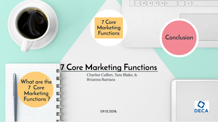 7 core marketing functions by charlee cullen on Prezi