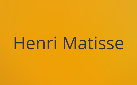 Henri Matisse by Kayla Andrews