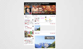 LAS POLÍTICAS EDUCATIVAS MEXICANAS by Jace Reyes on Prezi