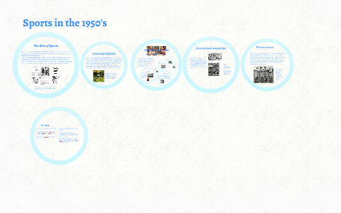 Sports in the 1950's by Becca Bauer on Prezi