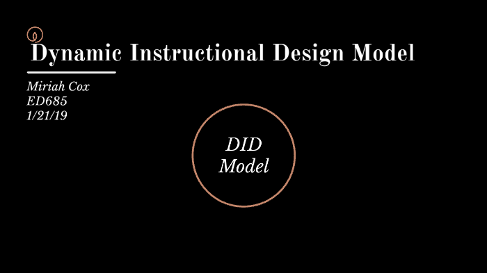 Dynamic Instructional Design Model by Miriah Cox on Prezi