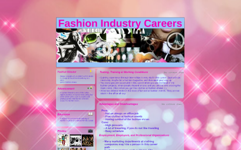 Fashion Industry Careers by on Prezi