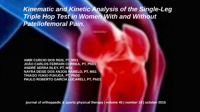 Kinematic and Kinetic Analysis of the Single-Leg Triple Hop Test in ...