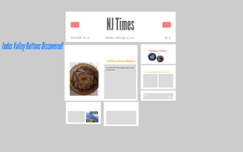 Indus Valley Buttons Discovered! by on Prezi