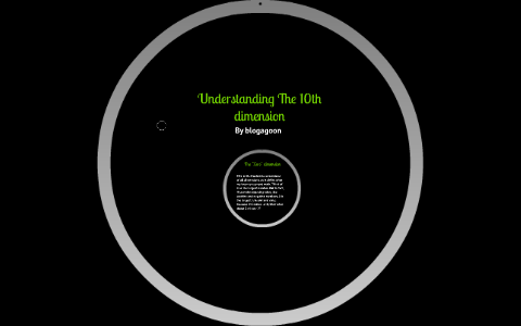 Understanding The 10th dimension by blogagoon 1 on Prezi