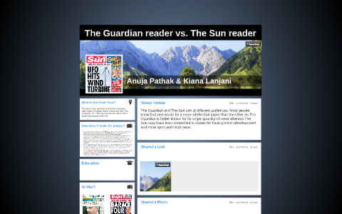 The Guardian reader vs. The Sun reader by Anuja Pathak on Prezi