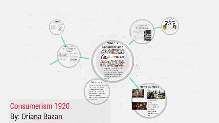Consumerism 1920 by Oriana Bazan on Prezi