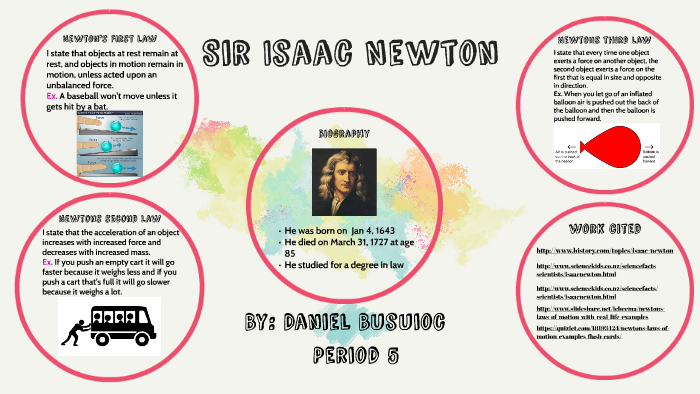 Sir Isaac Newton by Daniel Busuioc on Prezi
