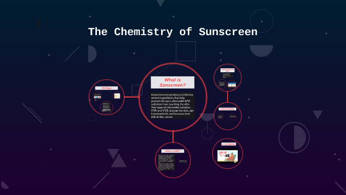 The Chemistry of Sunscreen by Kathryn Anderson on Prezi