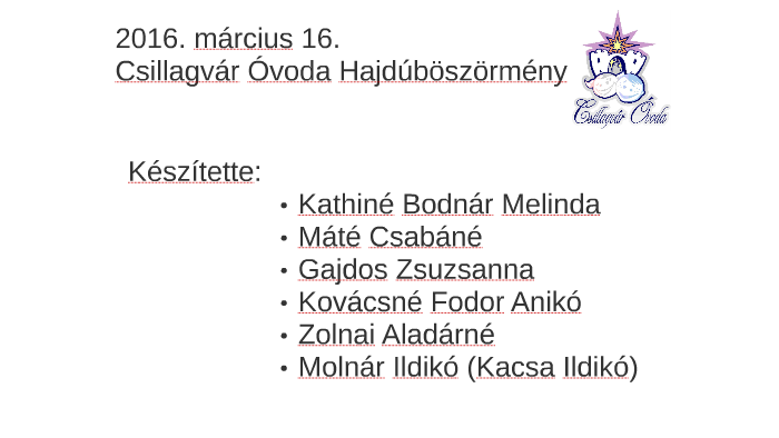 Hogy alakítja a nevelési, tanulási teret, a nevelési, tanulá by Molnár ...