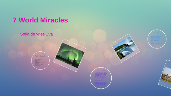 7 World Miracles by Sofia de Vries on Prezi