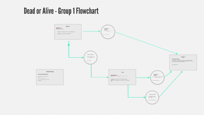 Dead or Alive - Group 1 Flowchart by enna selmanovic on Prezi