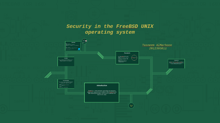 Security in the FreeBSD UNIX operating system by Tasneem AlMarhoon on Prezi