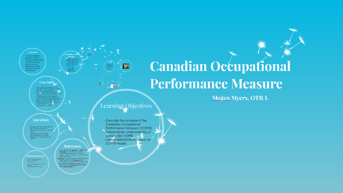 Canadian Occupational Performance Measure by Megen Myers on Prezi