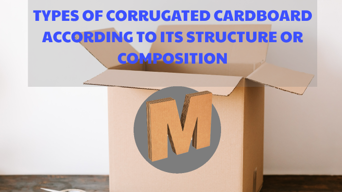 types of corrugated cardboard according to its structure or composition ...