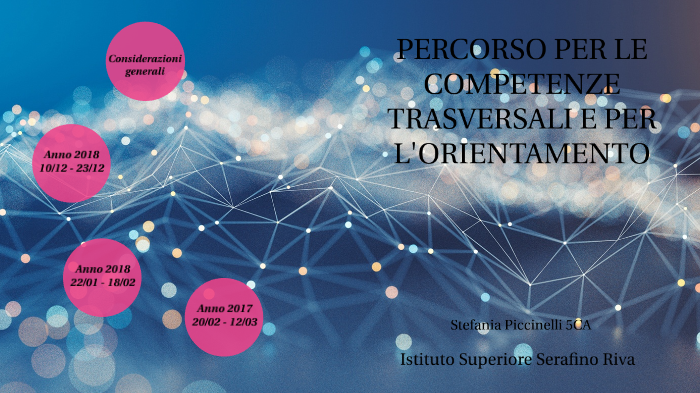 PCTO (PERCORSO PER LE COMPETENZE TRASVERSALI E PER L'ORIENTAMENTO by ...