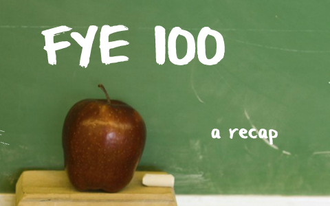 FYE 100 by Eric Romero on Prezi
