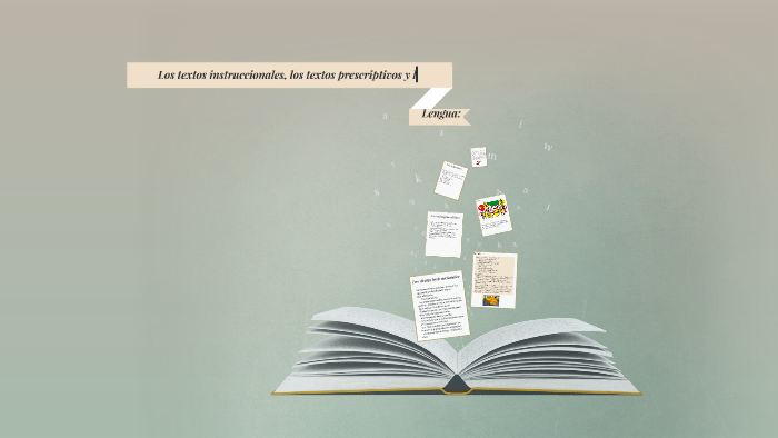 Los textos instruccionales y los textos prescriptivos by Vale Nuñez on ...