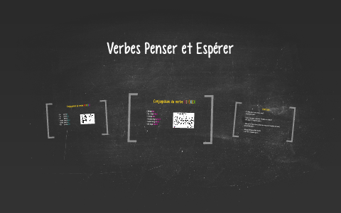 Verbes Penser et Espérer by Natalia Farias on Prezi
