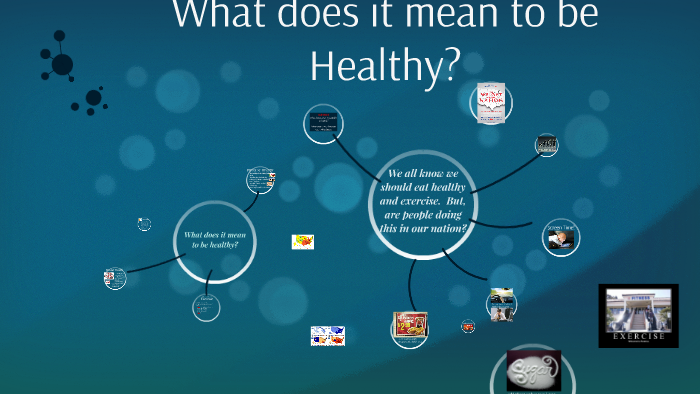 What does it mean to be Healthy? by Emily Clark on Prezi