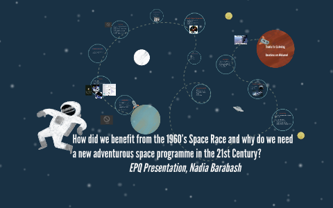 How did we benefit from the 1960’s Space Race and why do we by Nadia ...