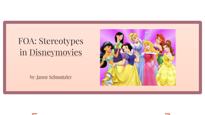 Stereotypes in Disneymovies by Janne S on Prezi