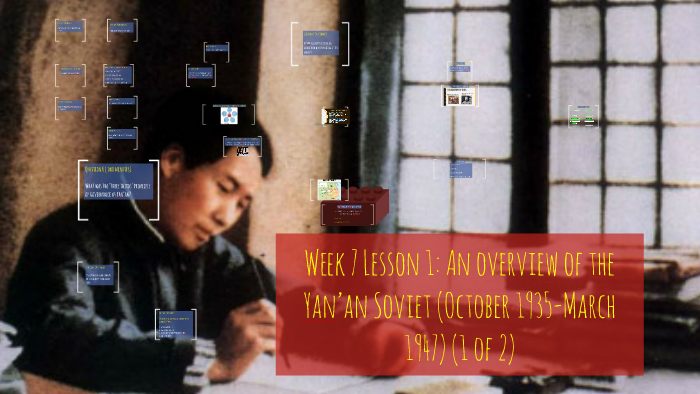 2019 Week 7 Lesson 1: An overview of the Yan’an Soviet (October 1935 ...