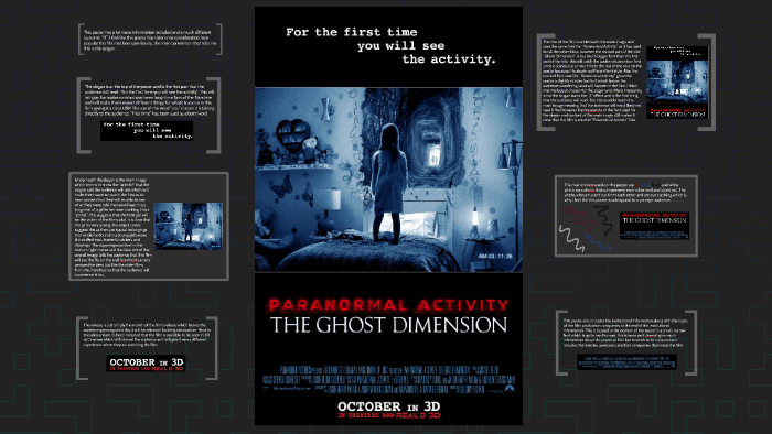 Paranormal Activity Poster Analysis by Savannah Tummons on Prezi