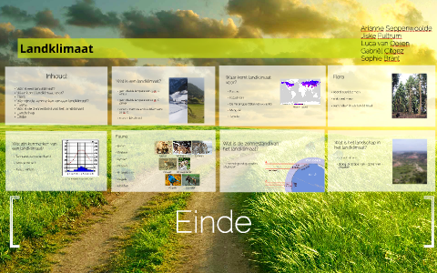 Landklimaat by Sophie Brant. on Prezi