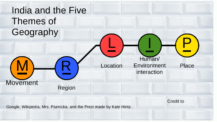 India and the Five Themes of Geography by Landon Applegate on Prezi