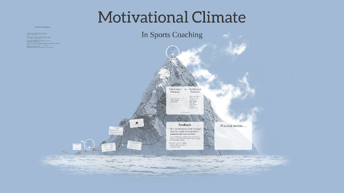 Motivational Climate by Rajiv Soni-Tricker on Prezi