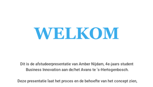 Afstudeer presentatie by Amber Nijdam on Prezi Design