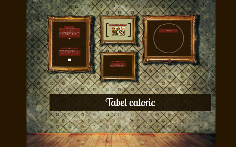 Tabel caloric by Mihaila Dumitrita on Prezi