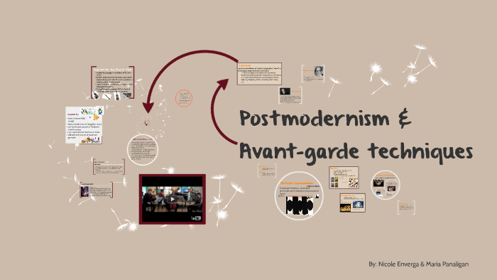 Postmodernism & Avant-garde techniques by Maria Panaligan on Prezi