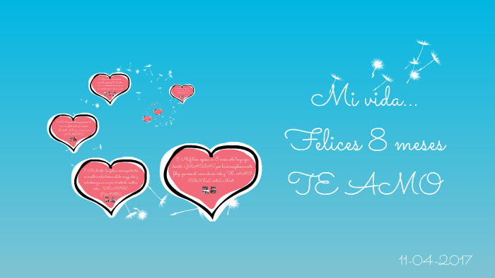 Mi vida... Felices 8 meses by Fredy Garzon on Prezi