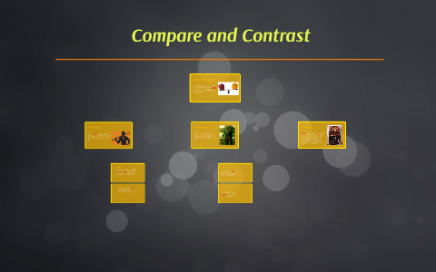 What is being compared? by Diondre E. on Prezi