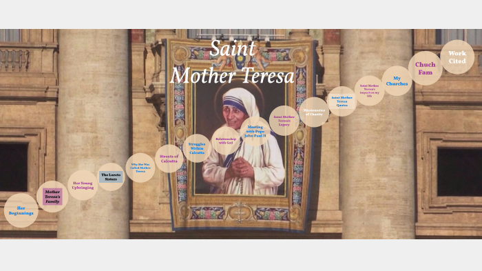 Saint Mother Teresa by Renee Kakos on Prezi