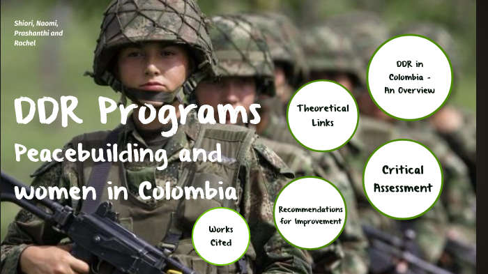 DDR Programs, Peacebuilding and Women in Colombia by Rachel Robb on Prezi