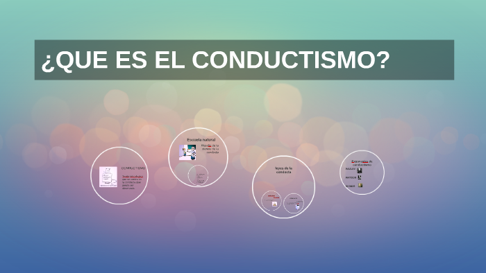 ¿que es el conductismo? by enid laguna garcia on Prezi