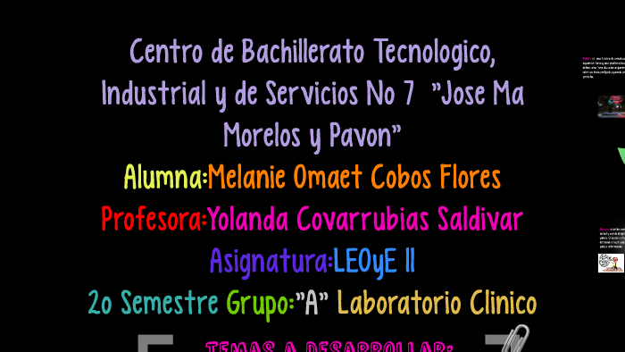 Lectura,expresion oral y escrita ii by melanie cobos on Prezi