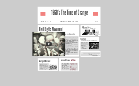 Social Movements- 1960's by Jennifer Holden