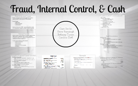 Fraud, Internal Control, & Cash by Caroline Zottl on Prezi