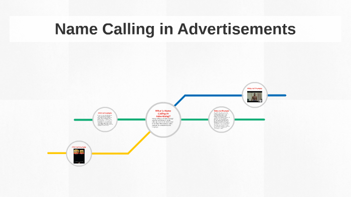 Name Calling in Advertisements by megan ford on Prezi
