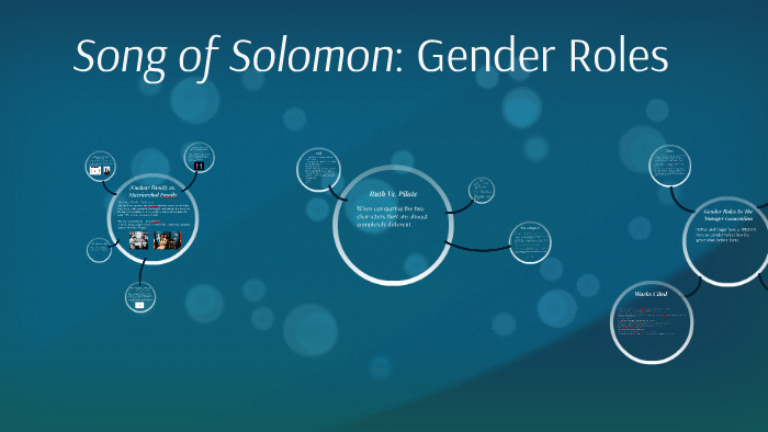 Song of Solomon: Gender Roles by Caitlin Chambers on Prezi
