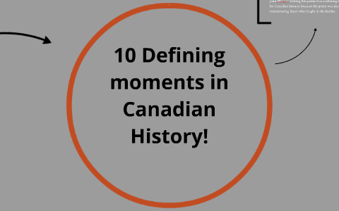 10 Defining moments in Canadian History! by Austin Pender on Prezi