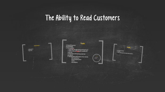 The Ability to Read Customers by f l on Prezi