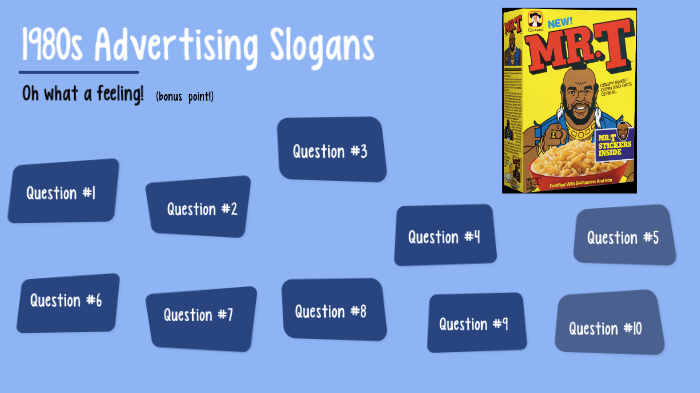 1980s Advertising Slogans by Cory Troup on Prezi