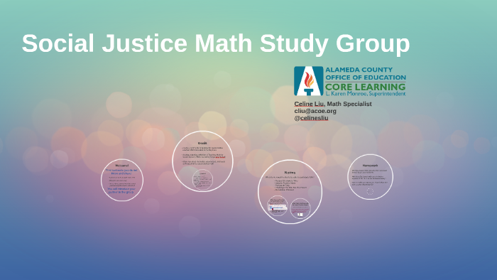 Social Justice Math Study Group by on Prezi