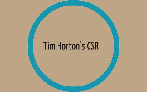 Tim Horton's CSR by A C on Prezi